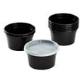 Karat 12 oz Black PP Injection Molded Round Deli Containers with Lids ...