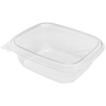 Karat 9x9" 1 Compartment Plastic Hinged Food Storage Containers, 200 ...