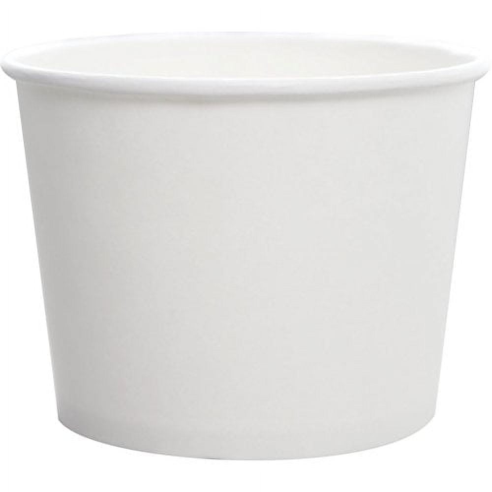 Karat 16 oz Paper Food Containers (White) - 1,000 pc - Walmart.com