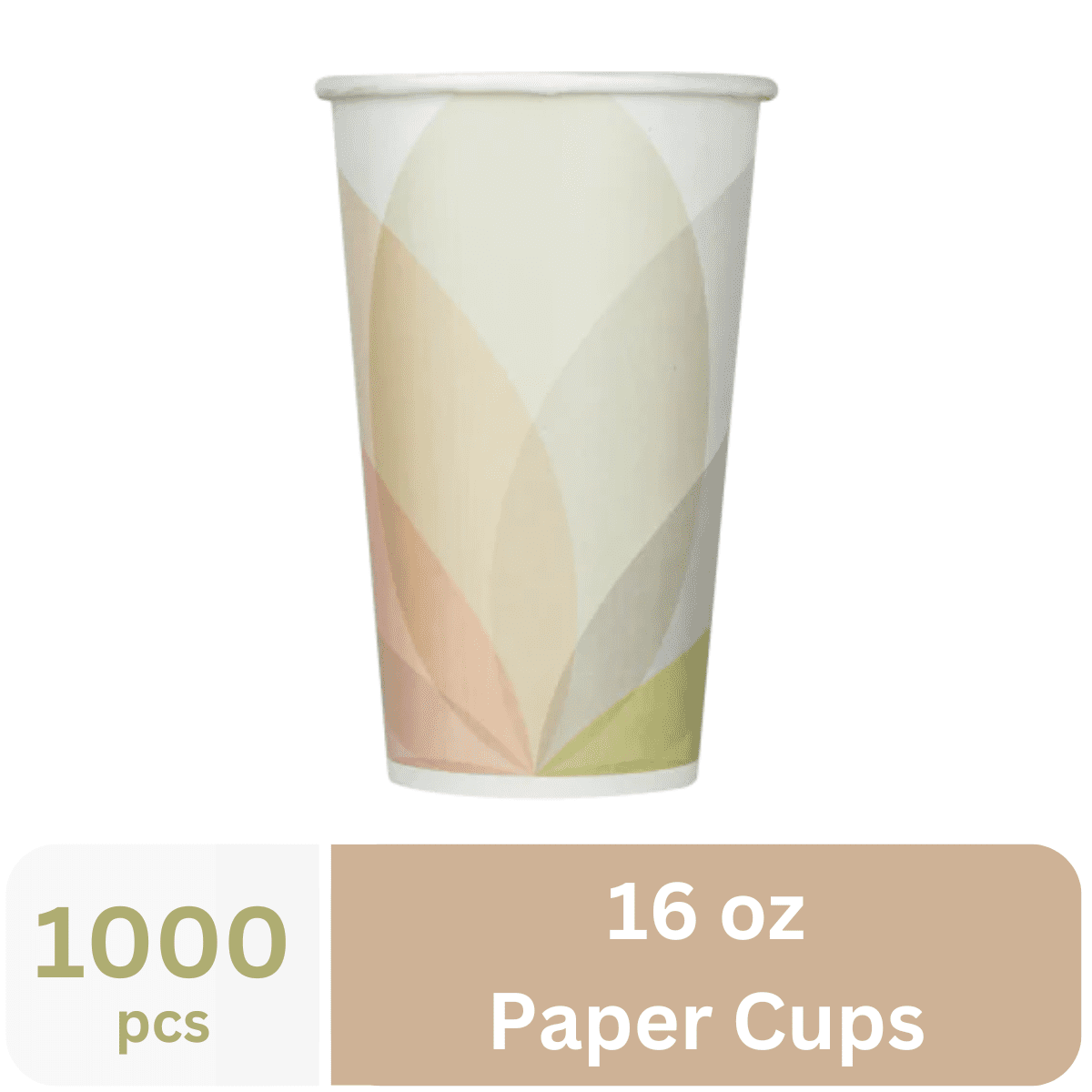 Karat Paper Cups [16oz - 1000 pcs] , KOLD (C-KCP16, 90mm) - Walmart.com