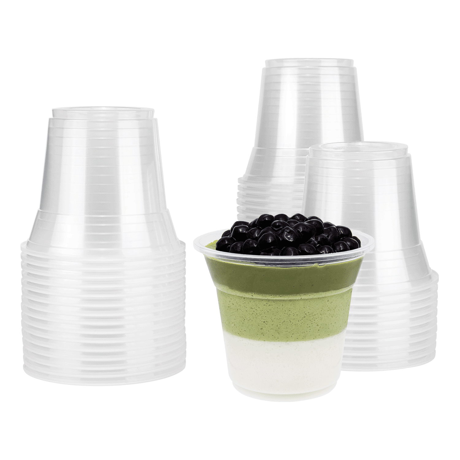 Karat 8.5oz Clear Plastic Cups [2000 Pack] - U-Rim PP, Ideal for Coffee ...