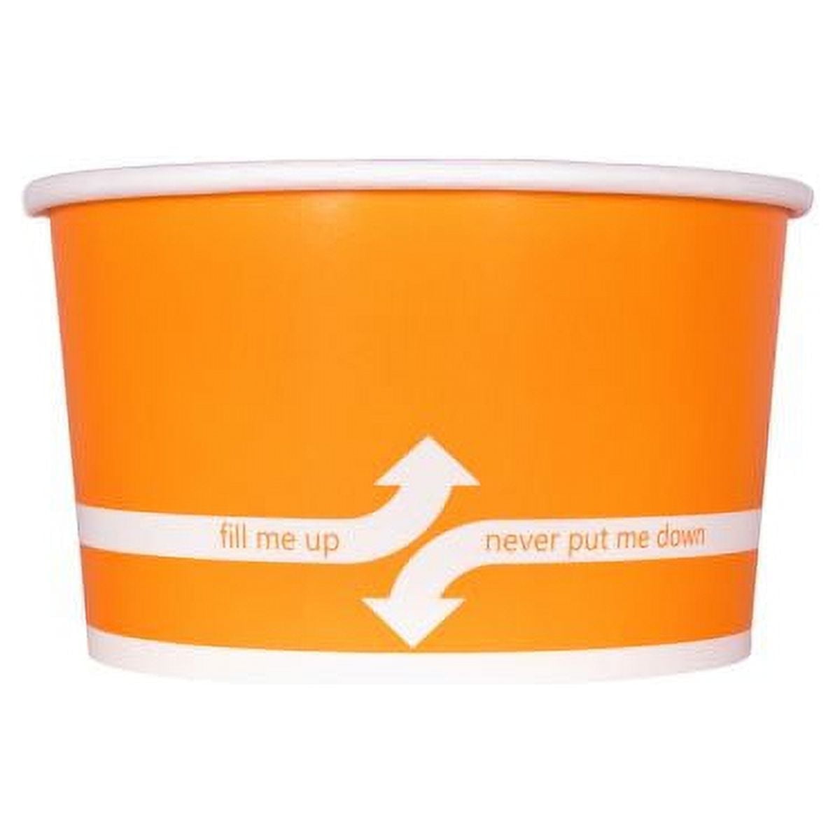 Karat 20oz Food Containers (127mm) - Orange - 600 pcs - Walmart.com