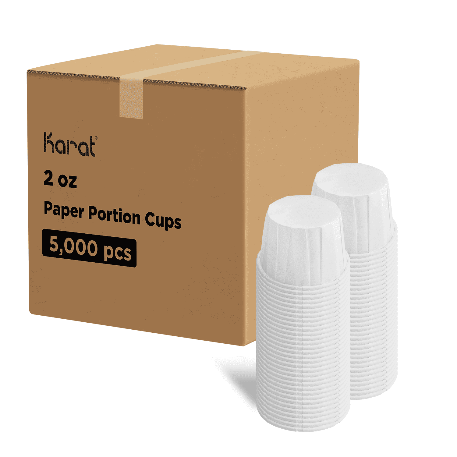 Karat Disposable 2oz Paper Portion Cups - 5,000 ct - Walmart.com