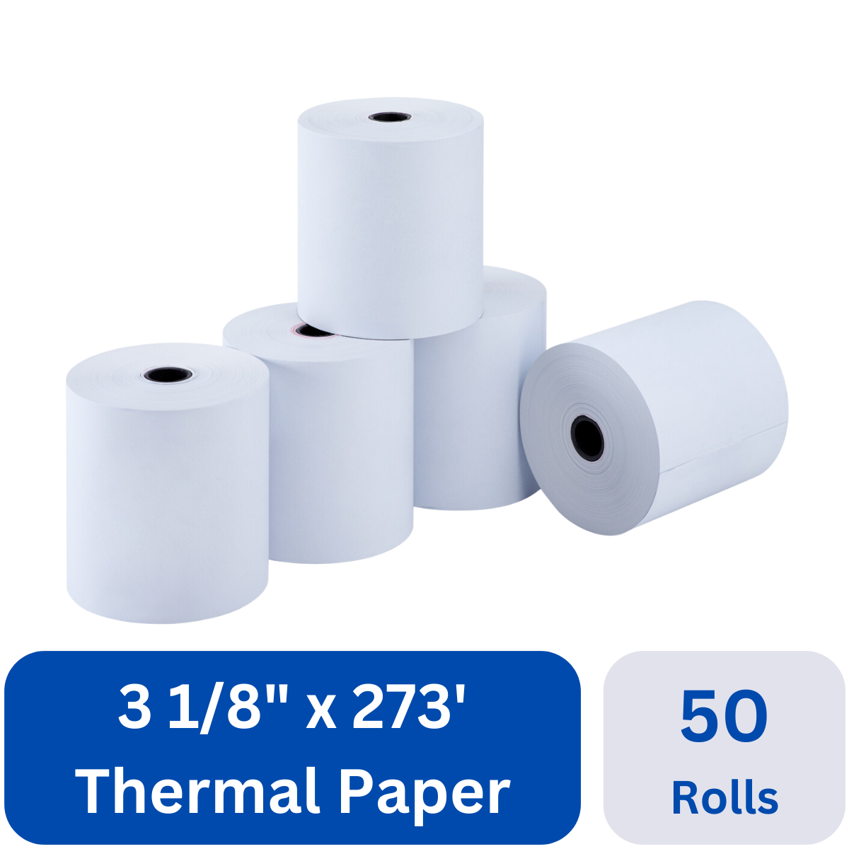 ICONEX, ICX90742202, 2-1/4"x150' Blended Bond Paper Roll, 12 / Pack ...