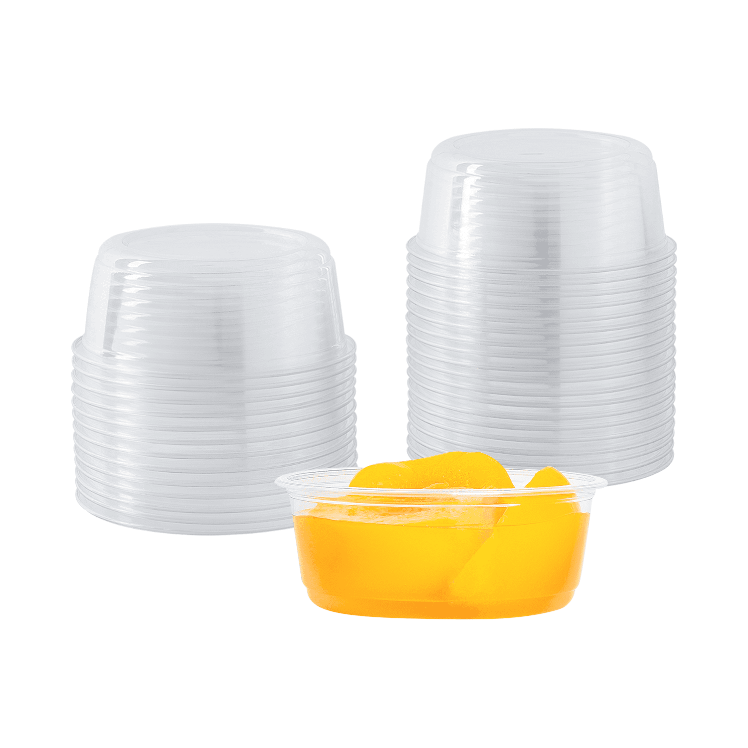 Karat 8oz Deli Containers, Recyclable Plastic, Microwave Safe, 500 Pack ...