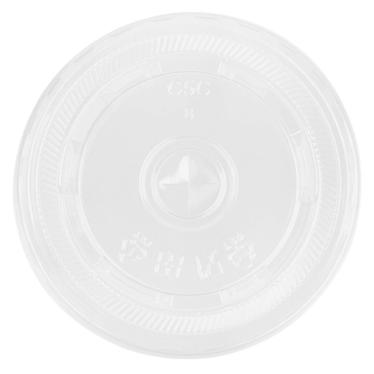 Karat, PET Plastic Flat Lids, 95mm, Clear for 8.5-24oz cups - Walmart.com