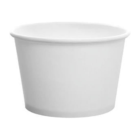 Karat Disposable 8 oz Paper Food Cups - Hot Soup, Ice Cream, Yogurt ...