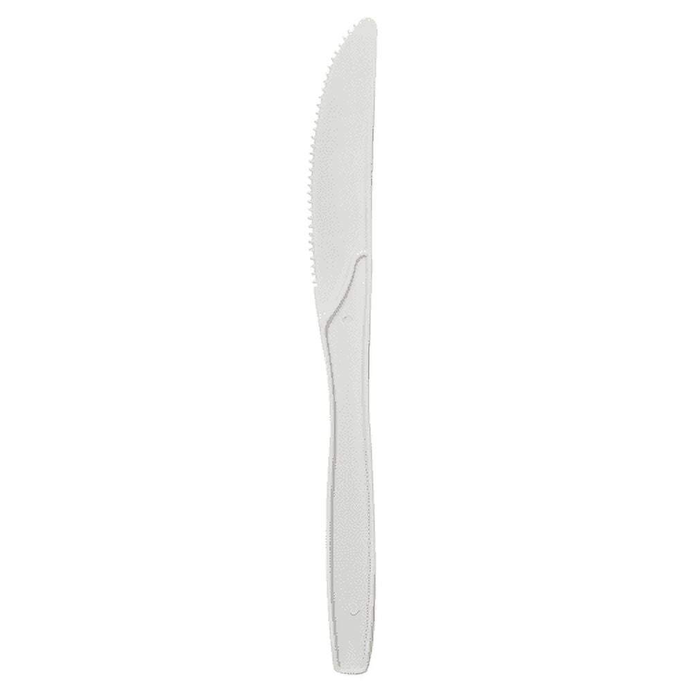 Karat PP Medium Heavy Weight Polypropylene Knives, White, Bulk Box ...