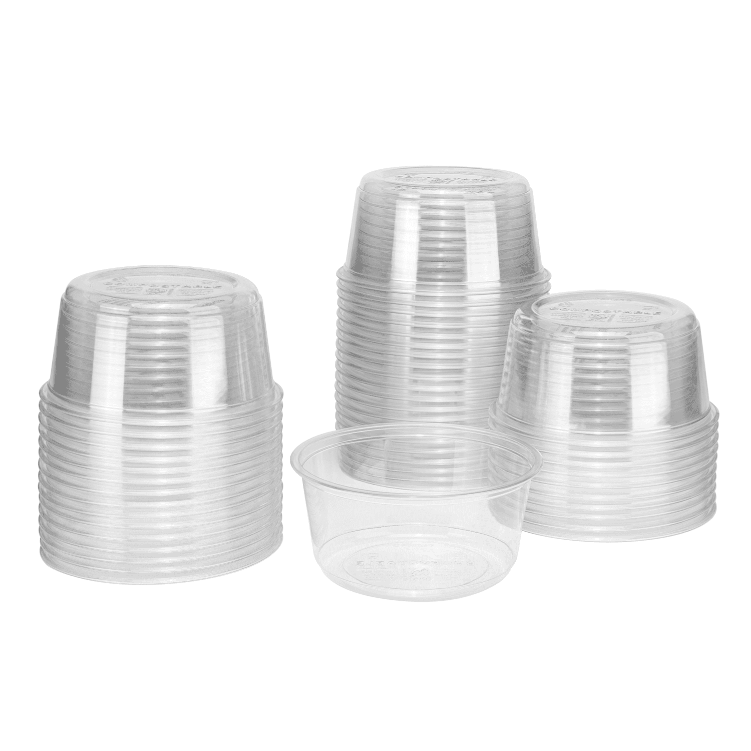 Karat Earth [500 Pack - 12oz] Eco Deli Containers, PLA Food Containers ...