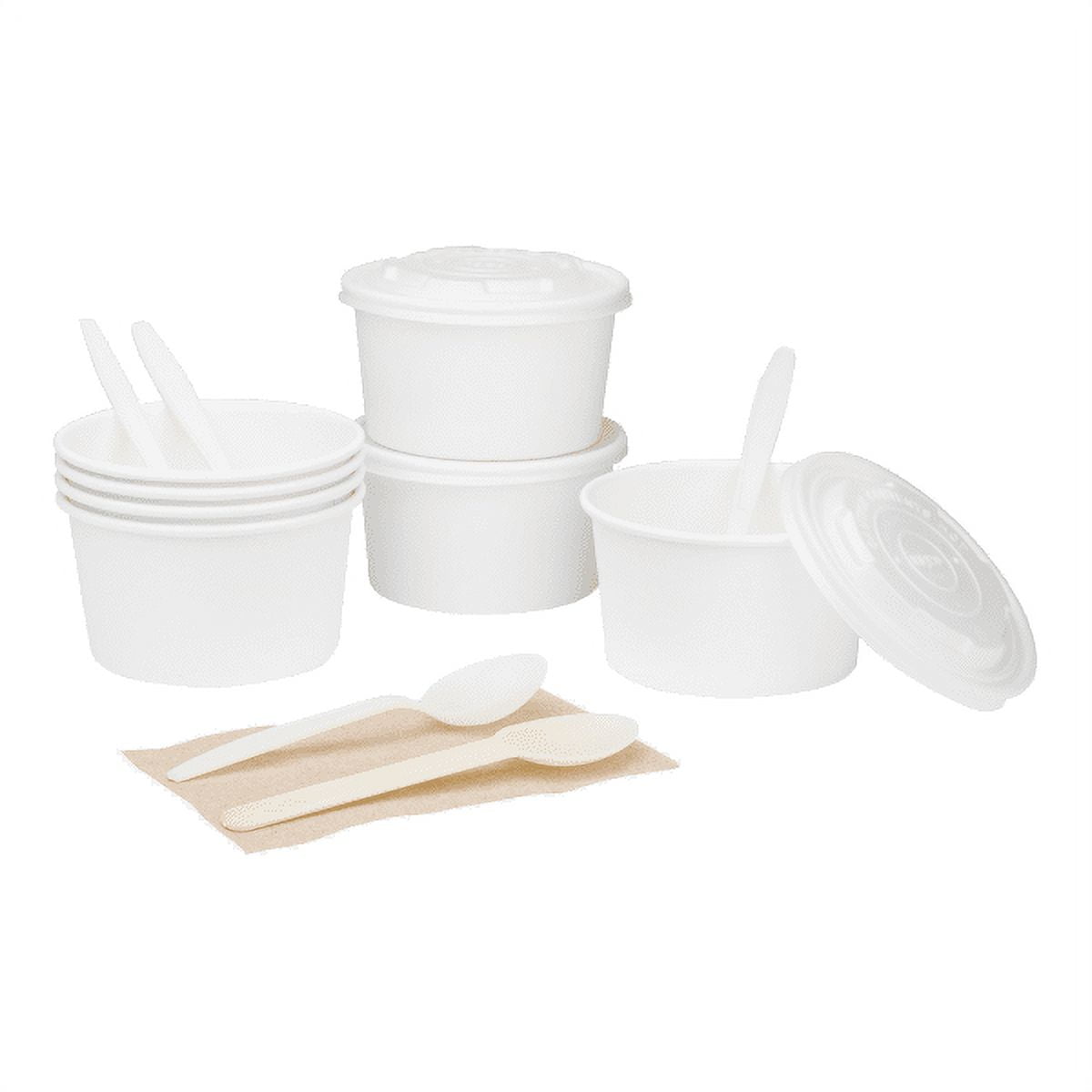 Karat Earth 12oz Eco-Friendly Paper Food Containers - White (114.6mm ...