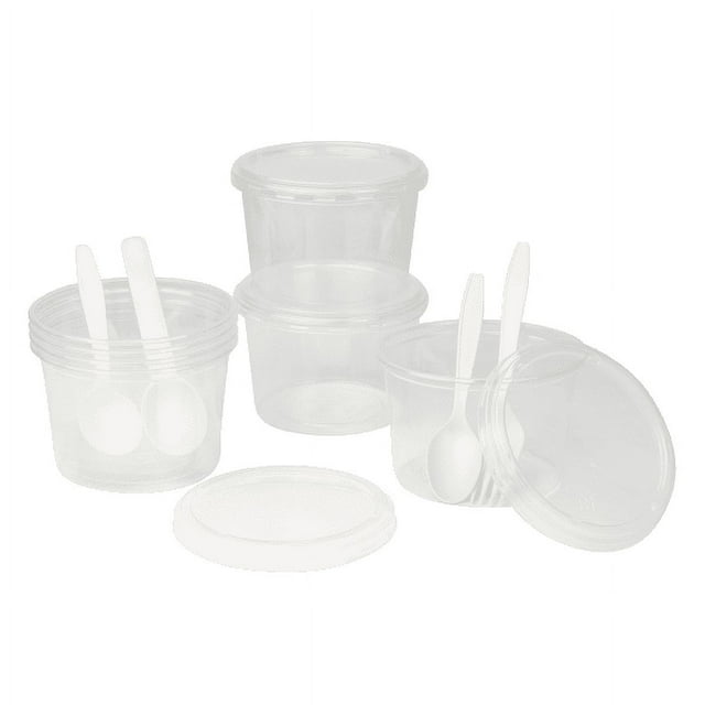 Karat Earth [500 Pack - 16oz] Eco Deli Containers, PLA Food Containers ...