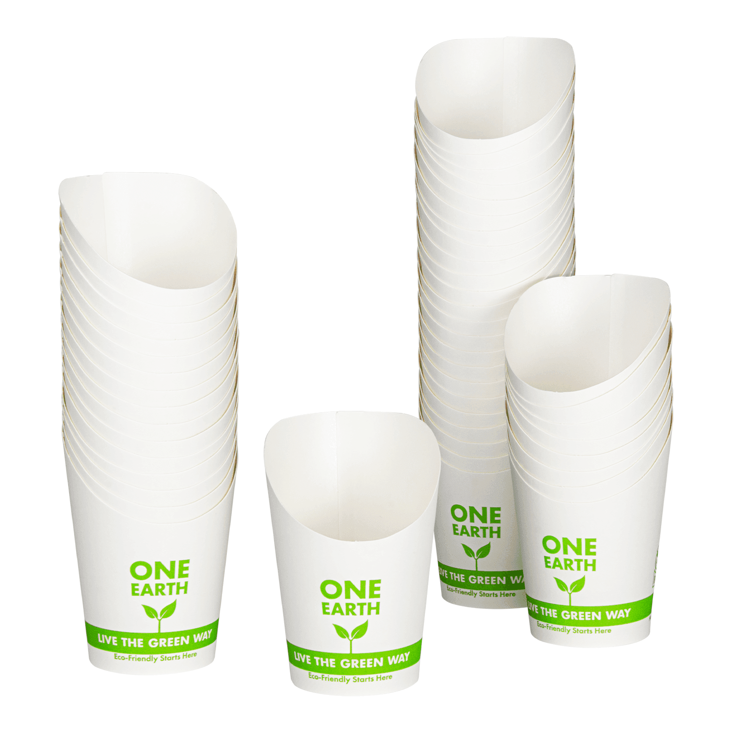 Karat Earth 5.5oz Eco-Friendly Paper Scoop Cup, Generic Print - 1,000 ...