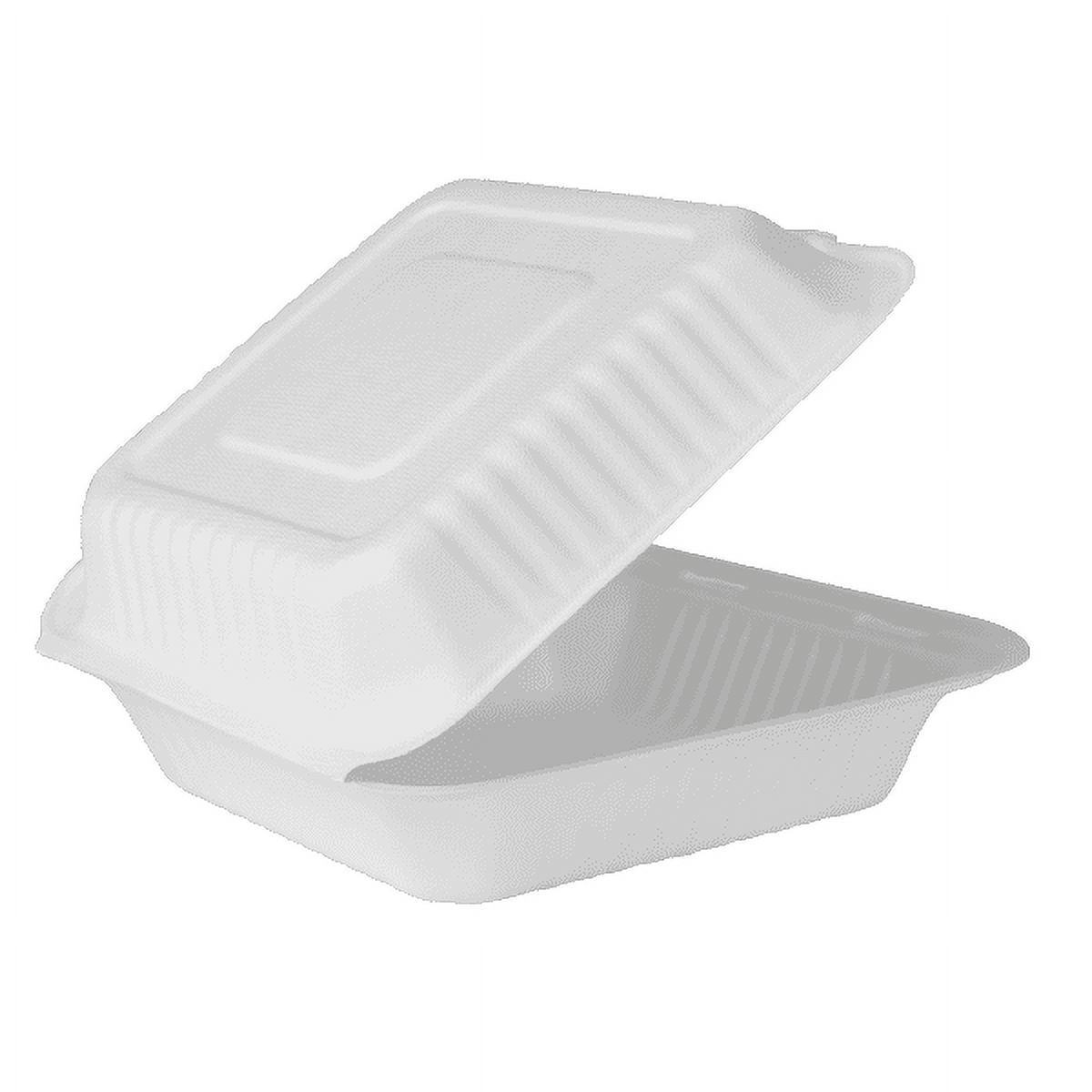 Karat Earth 9''x9" Compostable Bagasse Hinged Containers - 200 ct ...