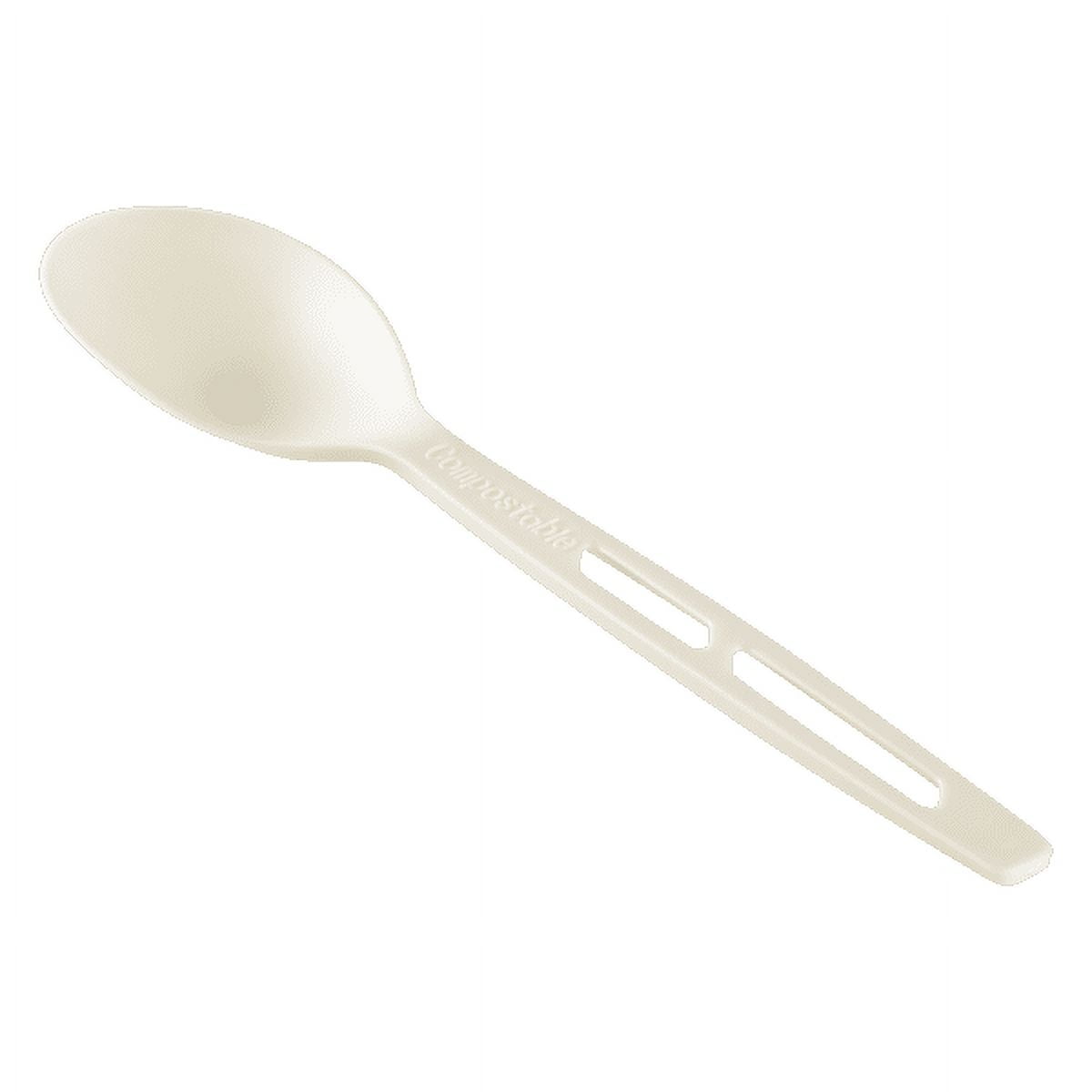 Karat Earth CPLA Compostable Tea Spoon, Heavy Weight (Wrapped) - 750 ct ...