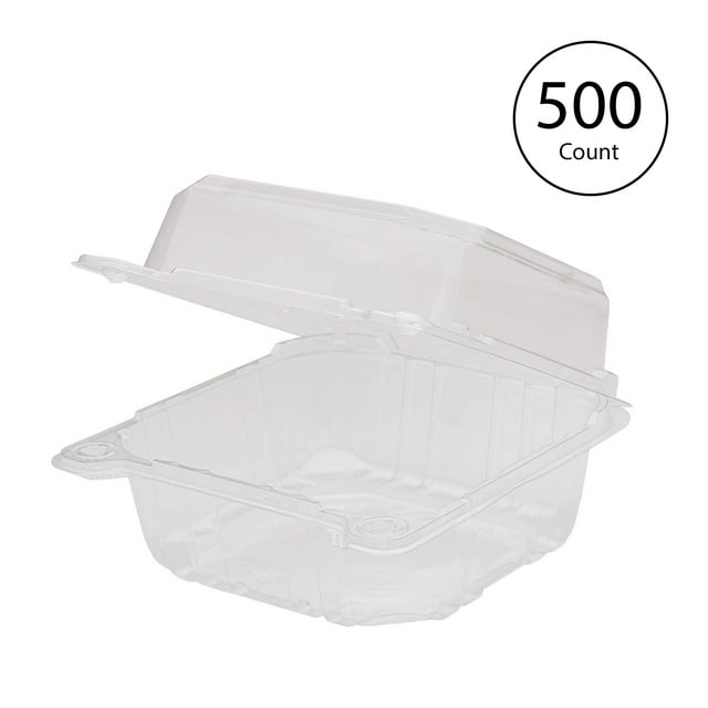 "Karat 6x6"" Disposable Plastic Food Containers, Suitable for Bagels ...