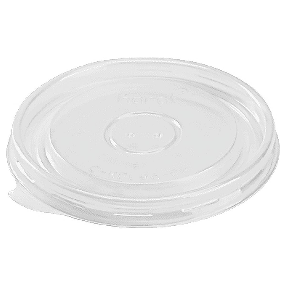 Karat Disposable Flat Lids for Hot Soup Plastic Takeout Cups, Paper ...