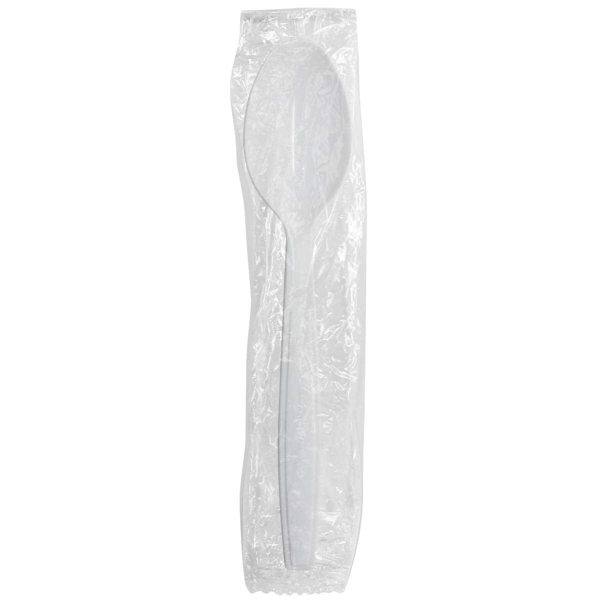 Karat Disposable PS Plastic Extra Heavy Weight Tea Spoons Bulk - White ...