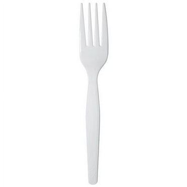 Karat PS Plastic Heavy Weight Forks - White - Wrapped - 1,000 ct ...