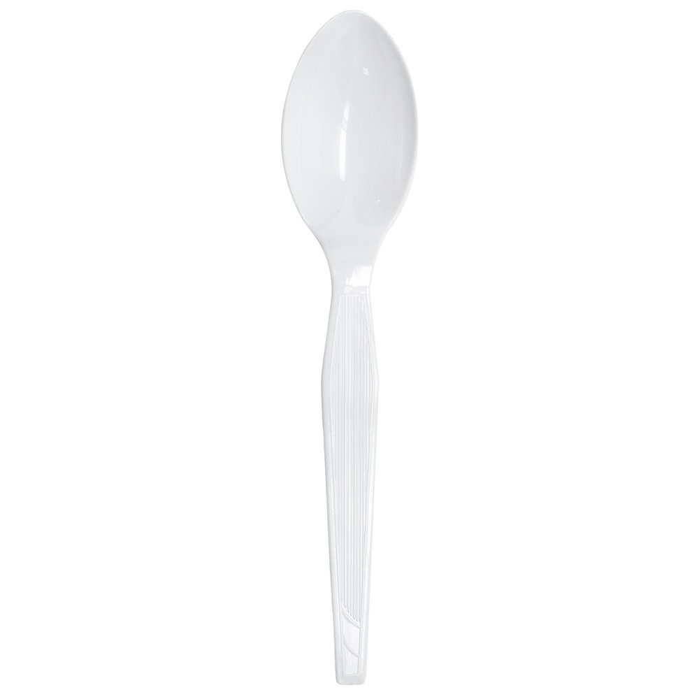 Karat Heavy Weight Plastic Disposable Cafe Soda Spoons, 1,000 Pack ...