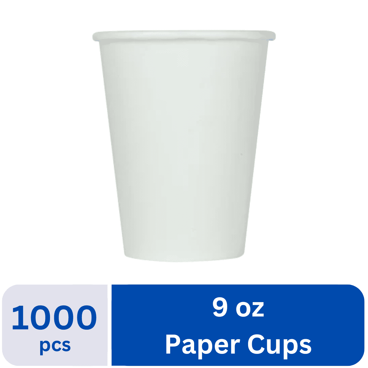 Karat Bulk Disposable 9oz White Paper Cups with Sleeves - 1000 pcs (C ...