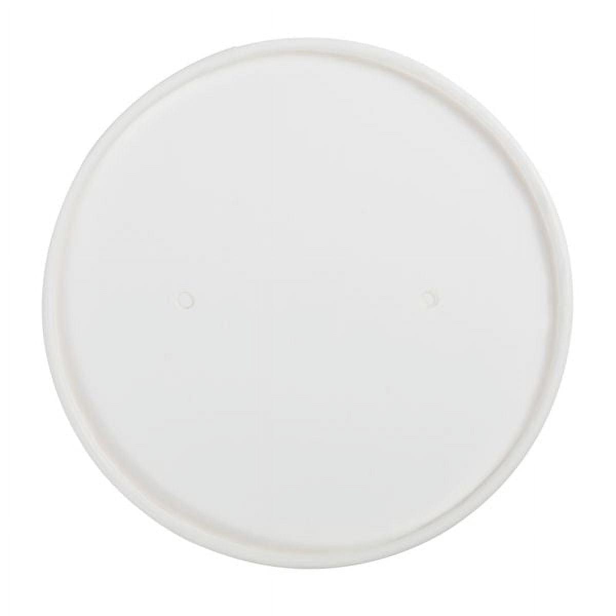 Karat Disposable Paper Flat Lids for Takeout Food Containers (96mm ...