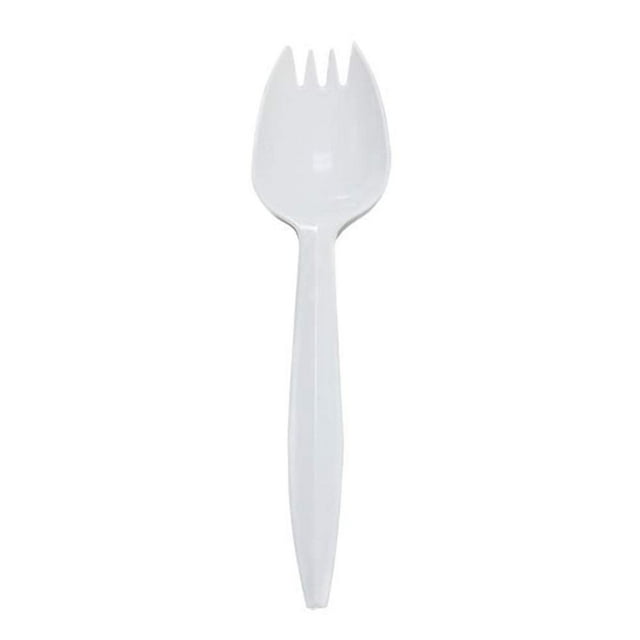 Karat U2210W Medium Weight Disposable PP Plastic Sporks, Ideal for ...