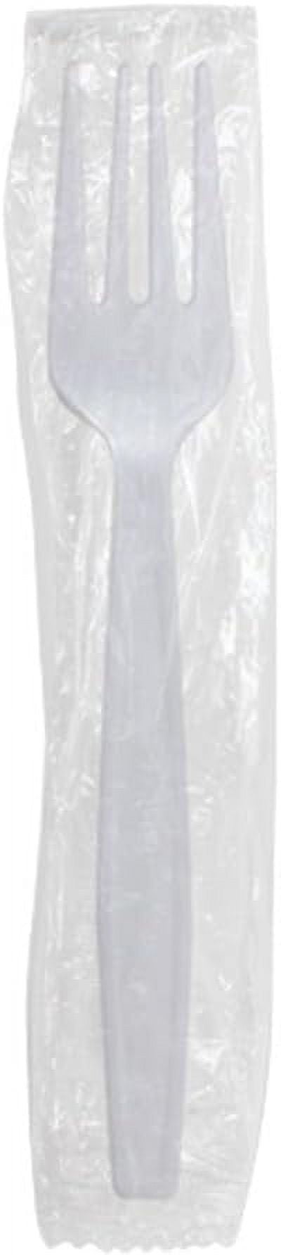 Karat U3530W PP Plastic Heavy Weight Forks Individual Wrapped for ...