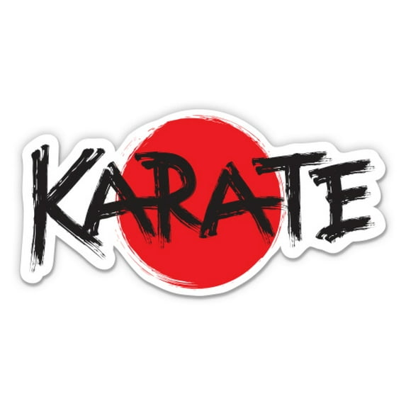 Karate - 12" Vinyl Sticker Waterproof Decal - Walmart.com
