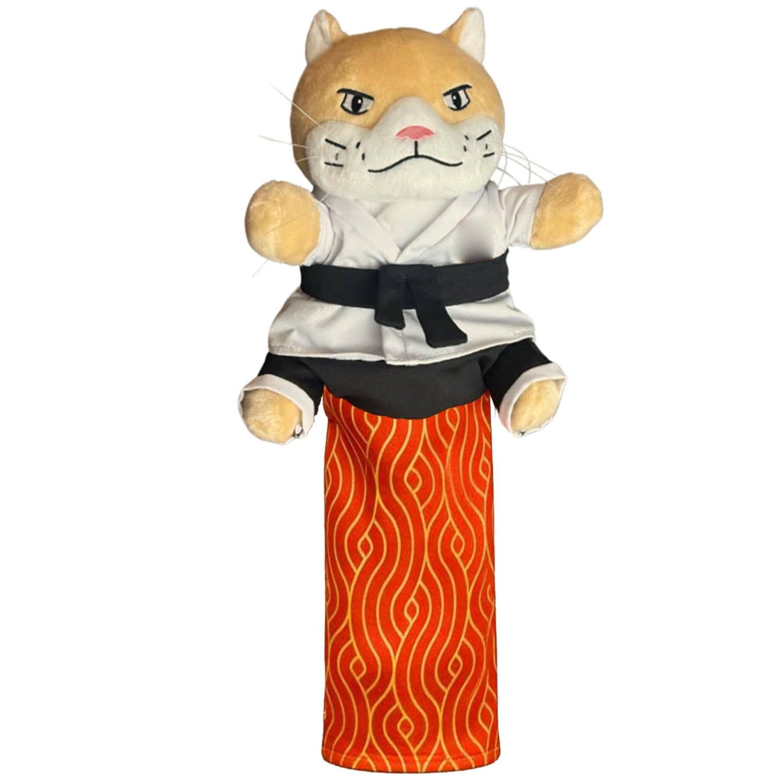 Karate Cat Plush Glove-Hand Puppet & Golf Club Headcover - Fun Karate ...