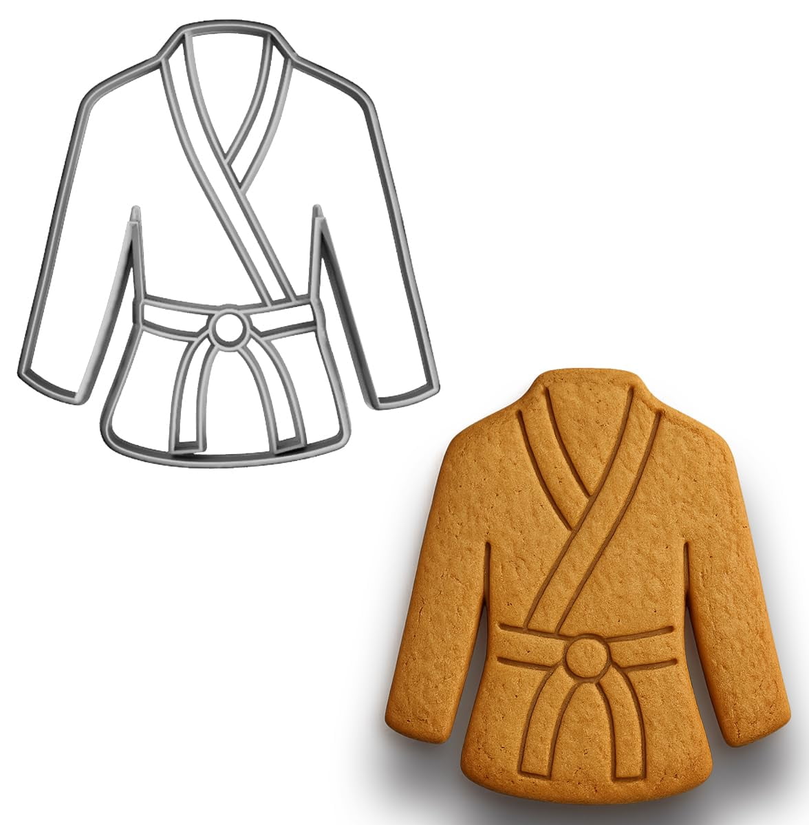 Karate Gi Cookie Cutter, 4.25x3.89", Perfect for Martial Arts-Themed ...