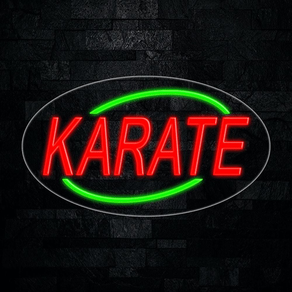 Karate LED Neon Sign 28"L x 16"H #34233 - Walmart.com