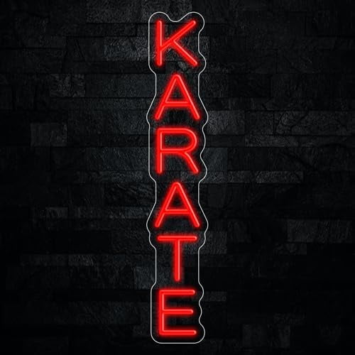 Karate LED Neon Sign 5"L x 27"H #32430 - Walmart.com