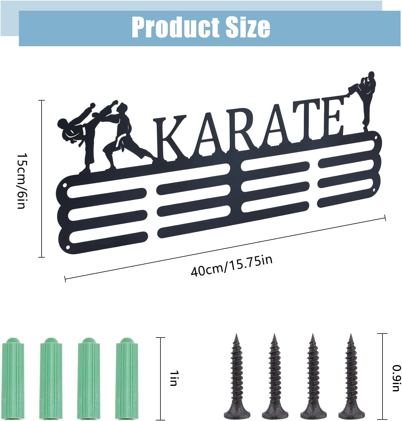 Karate Medal Hanger Display Japanese Karate Sports Race Medal Holder ...