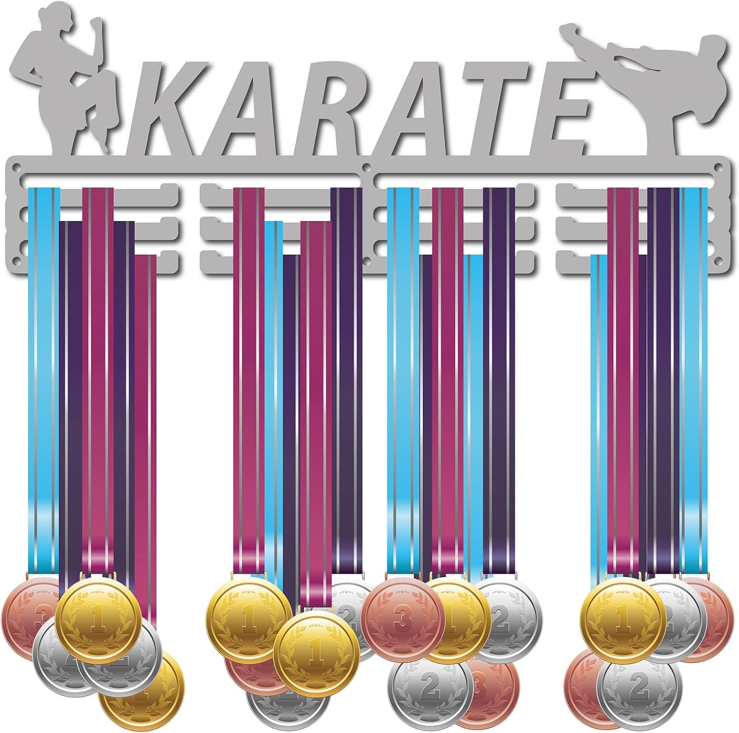 Karate Medal Hanger Display Sports Medal Holder Over 60+ Medals Award ...