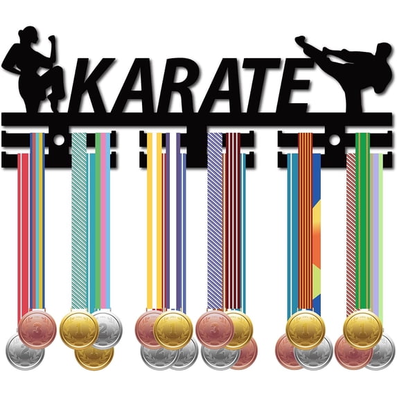 Karate Medal Holder Sport Medal Hanger Medal Rack Acrylic Display Wall ...