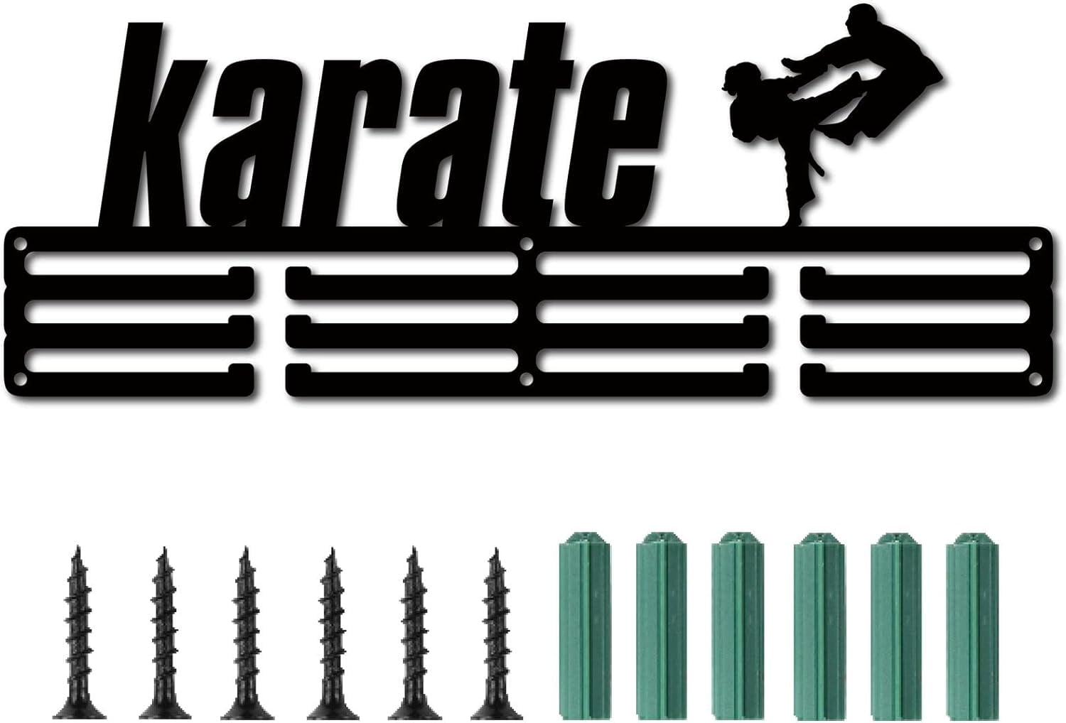 Karate Medal Holder Sport Medals Display Stand Wall Mount Hanger Decor ...