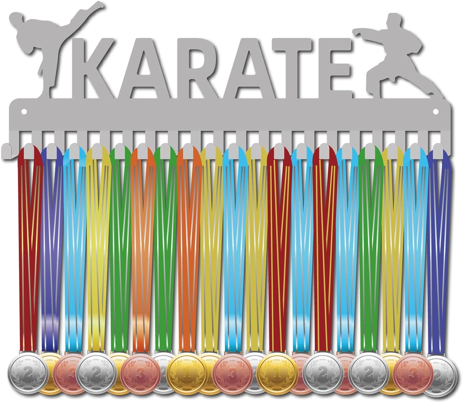 Karate Metal Medals Holder Sports Medals Display Hanger Rack Taekwondo ...
