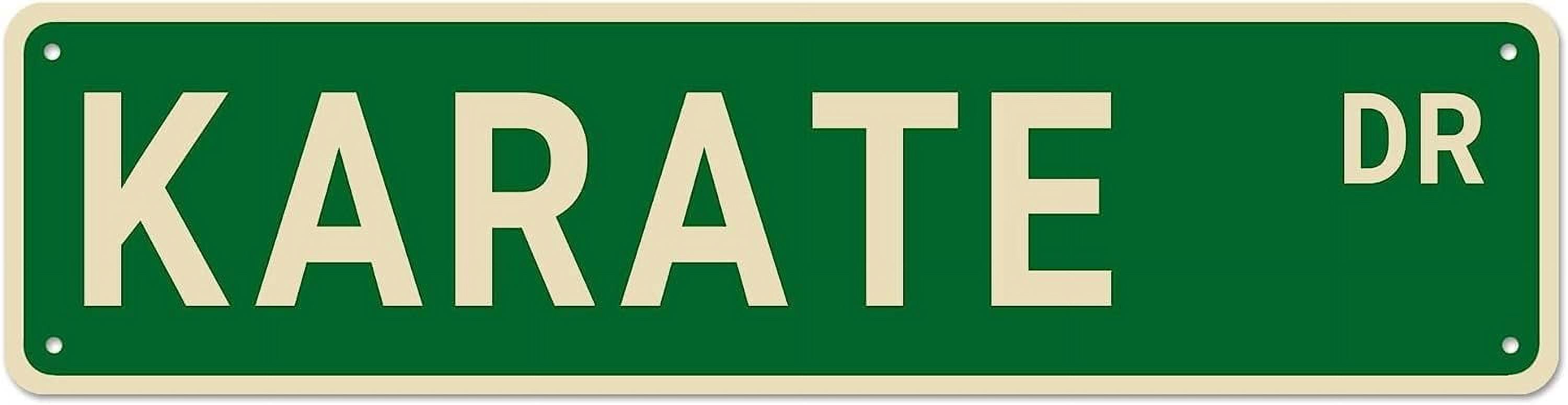 Karate Street Signs, Karate Decor Karate Sign Karate Gift, Wall Decor ...