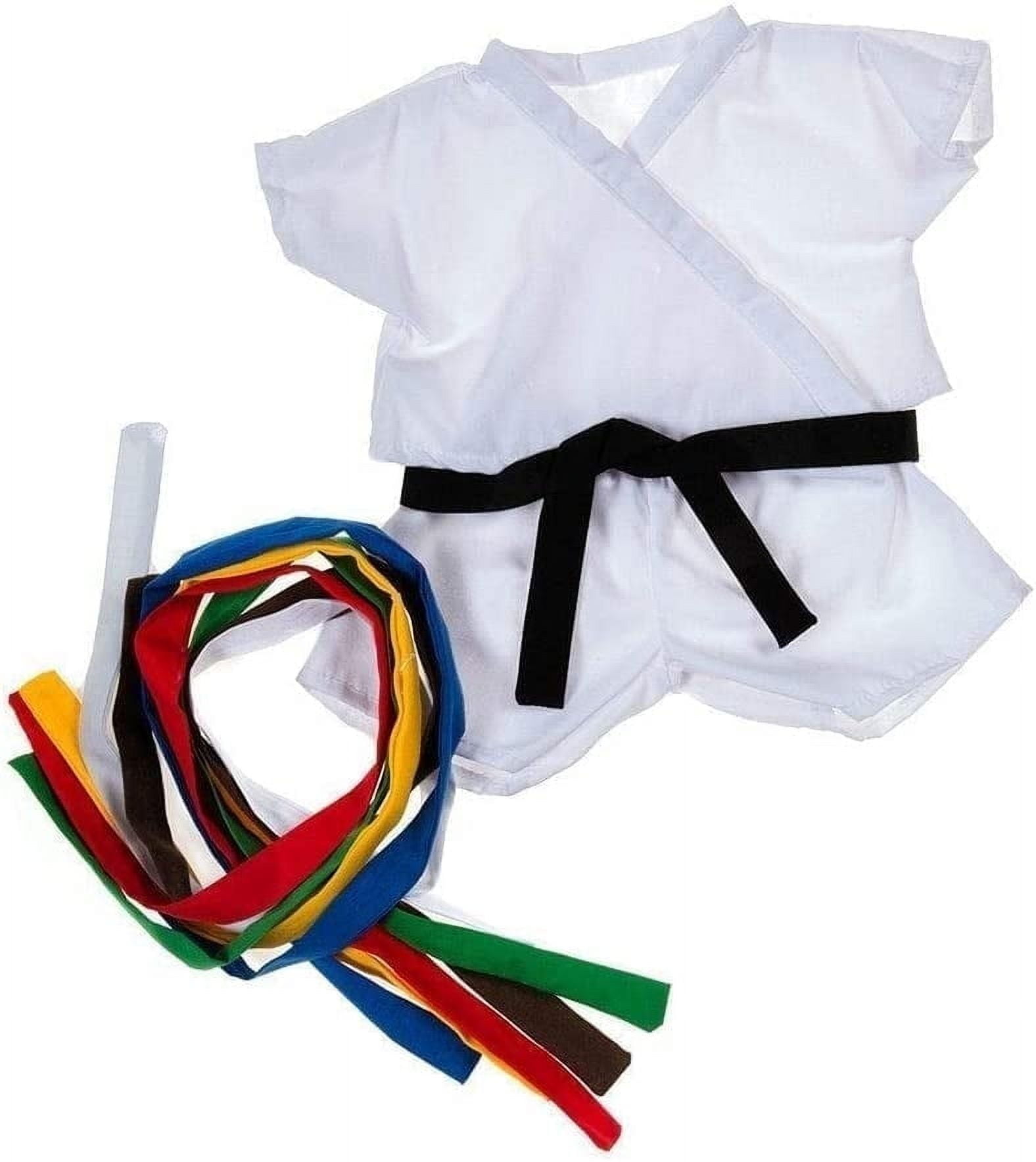16″ Karate Taekwondo Plush Toy with Color Belts – Soft Stuffed Animal ...