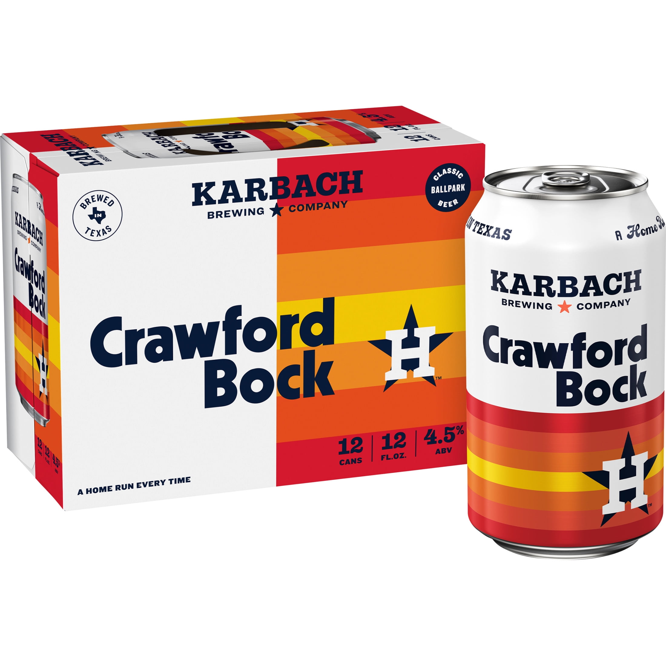 Karbach Brewing Company Crawford Bock Craft Beer, 12 pack, 12 fl oz ...