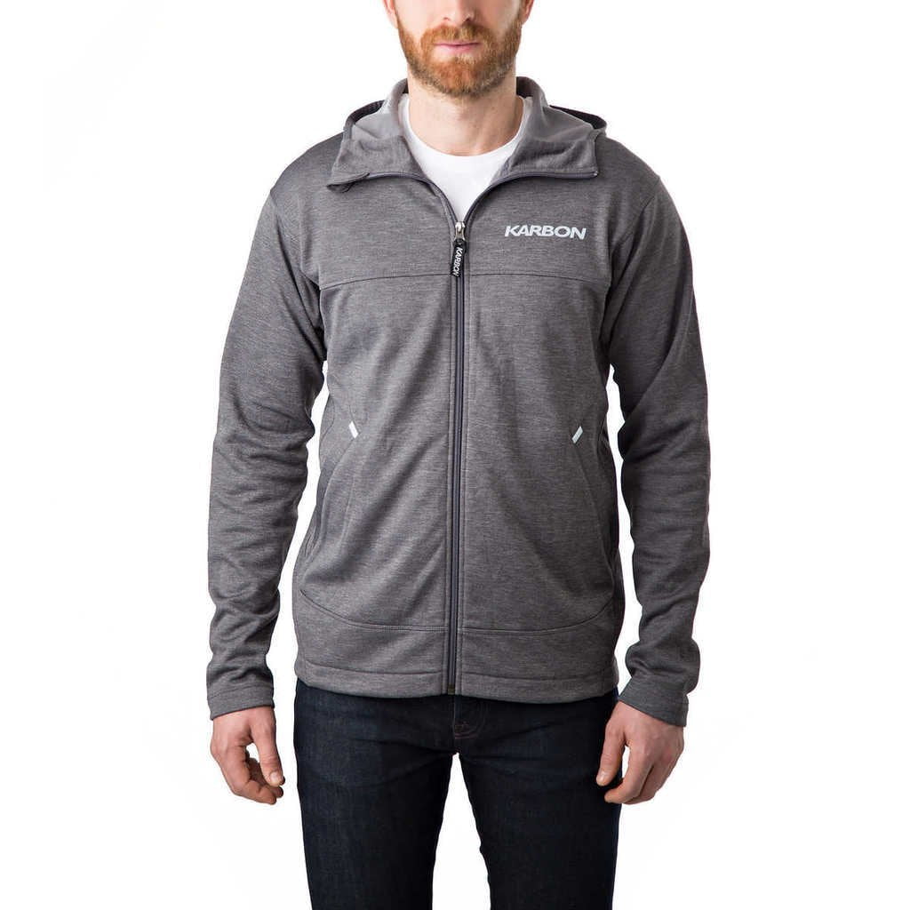 Karbon Men's Full Zip Hoodie - Walmart.com
