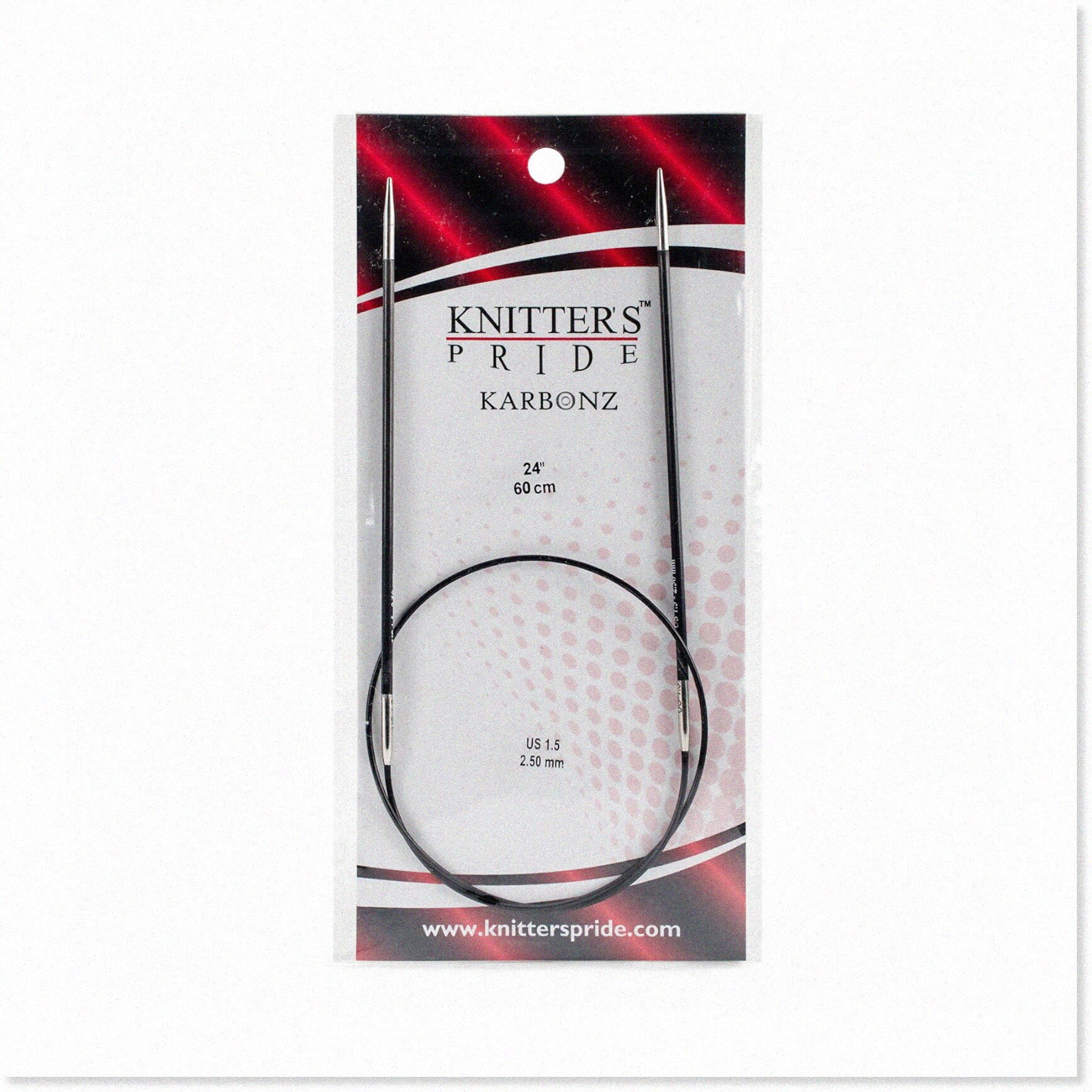 KarbonzFlexiLoop 1.5/2.5mm: Innovative Fixed Circular Needles, 24 ...