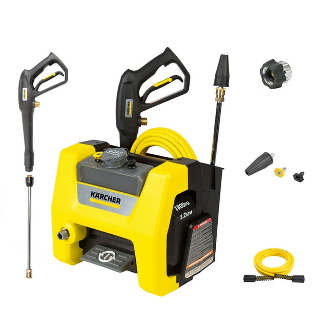 Karcher K1800PS Cube High Power Small Electric Pressure Washer, 2250 ...