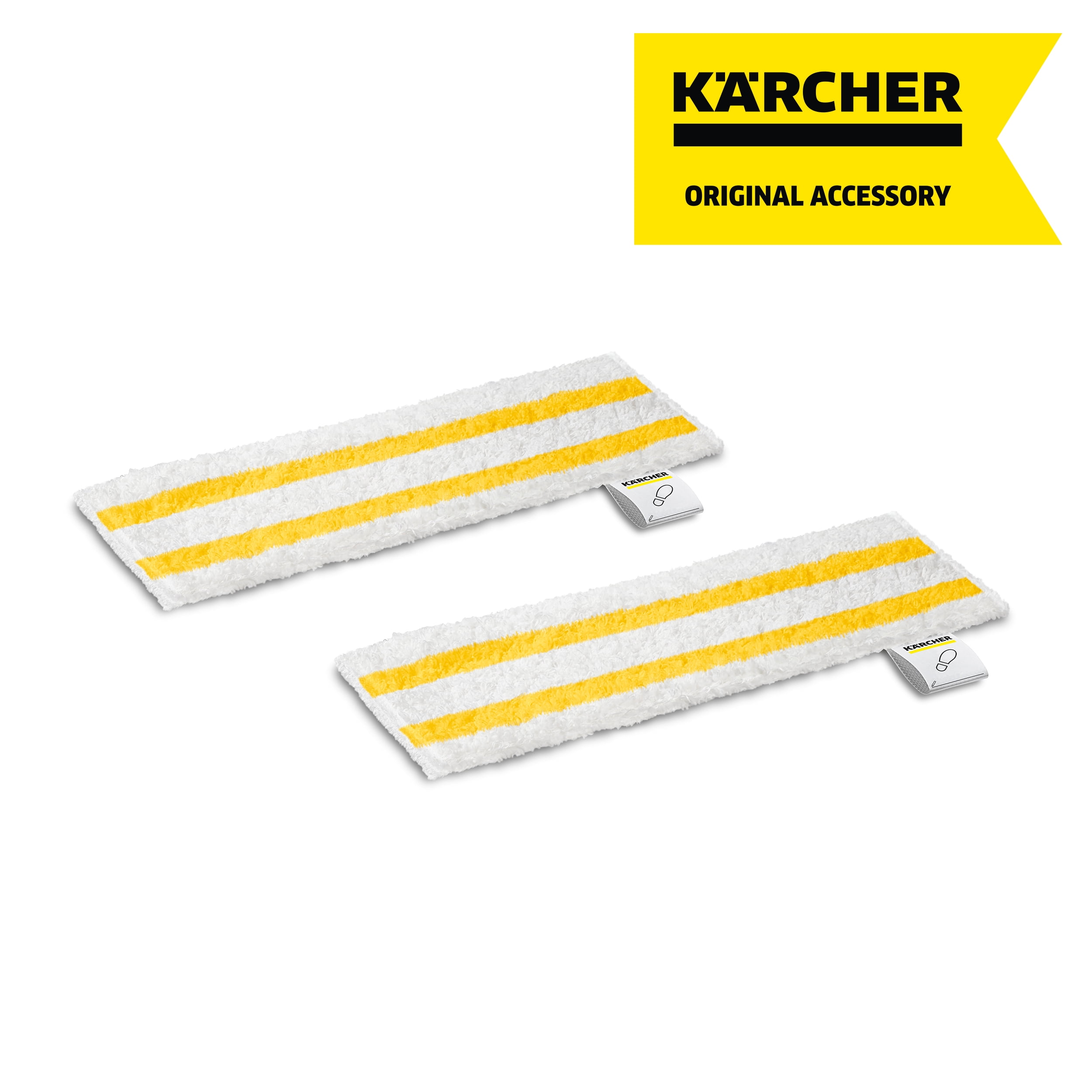 Karcher Microfiber Floor Pads, 2 Pack, Floor Cleaning Cloths ...