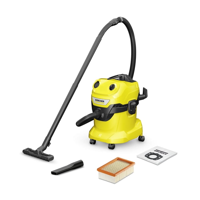 Karcher Shop Vacuum, WD4, Wet and Dry Vac, Multi-Purpose, Blower ...