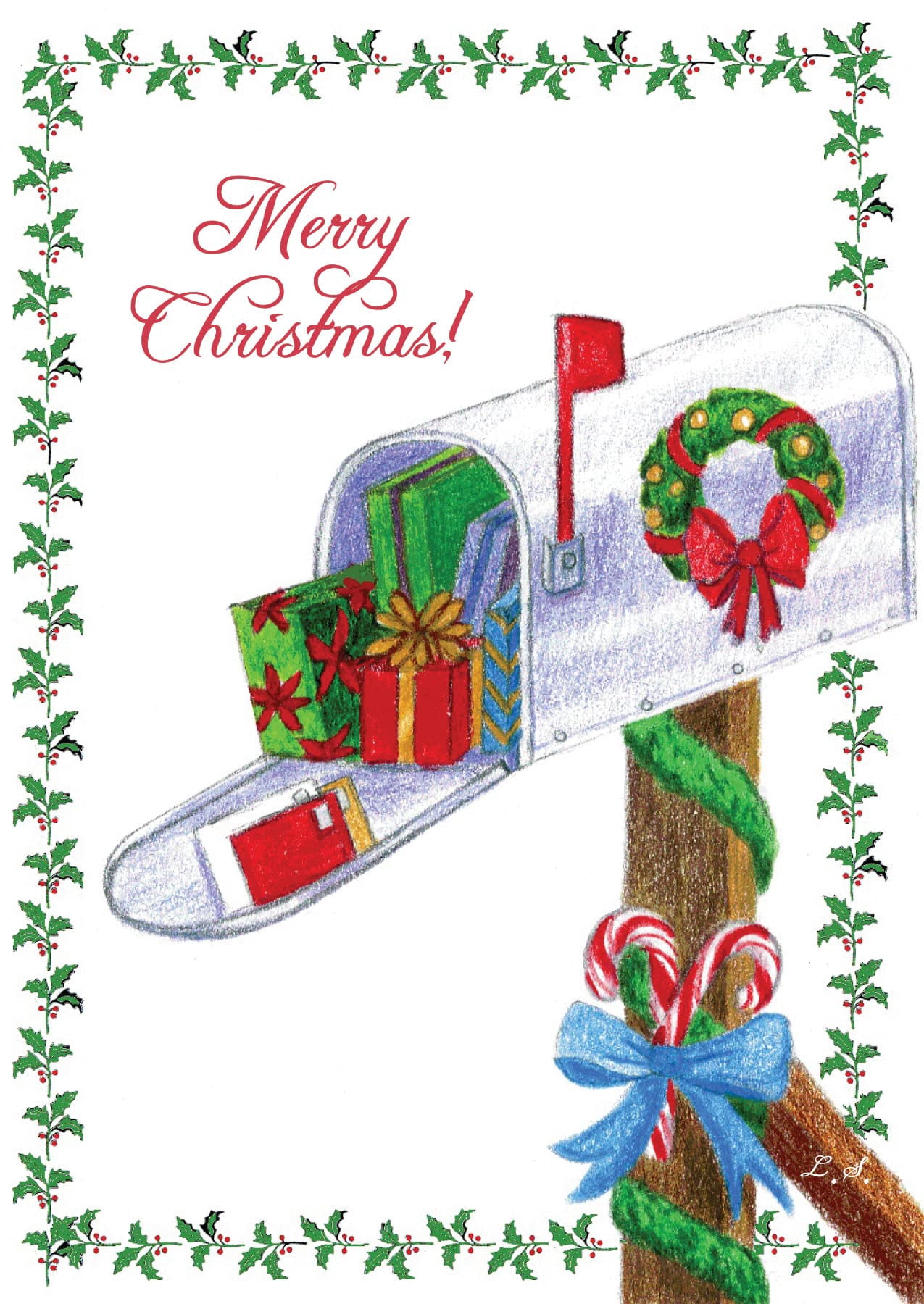 Kards by Kaylee Mailbox Mail Carrier Thank You Cards 25 pack Postcards ...