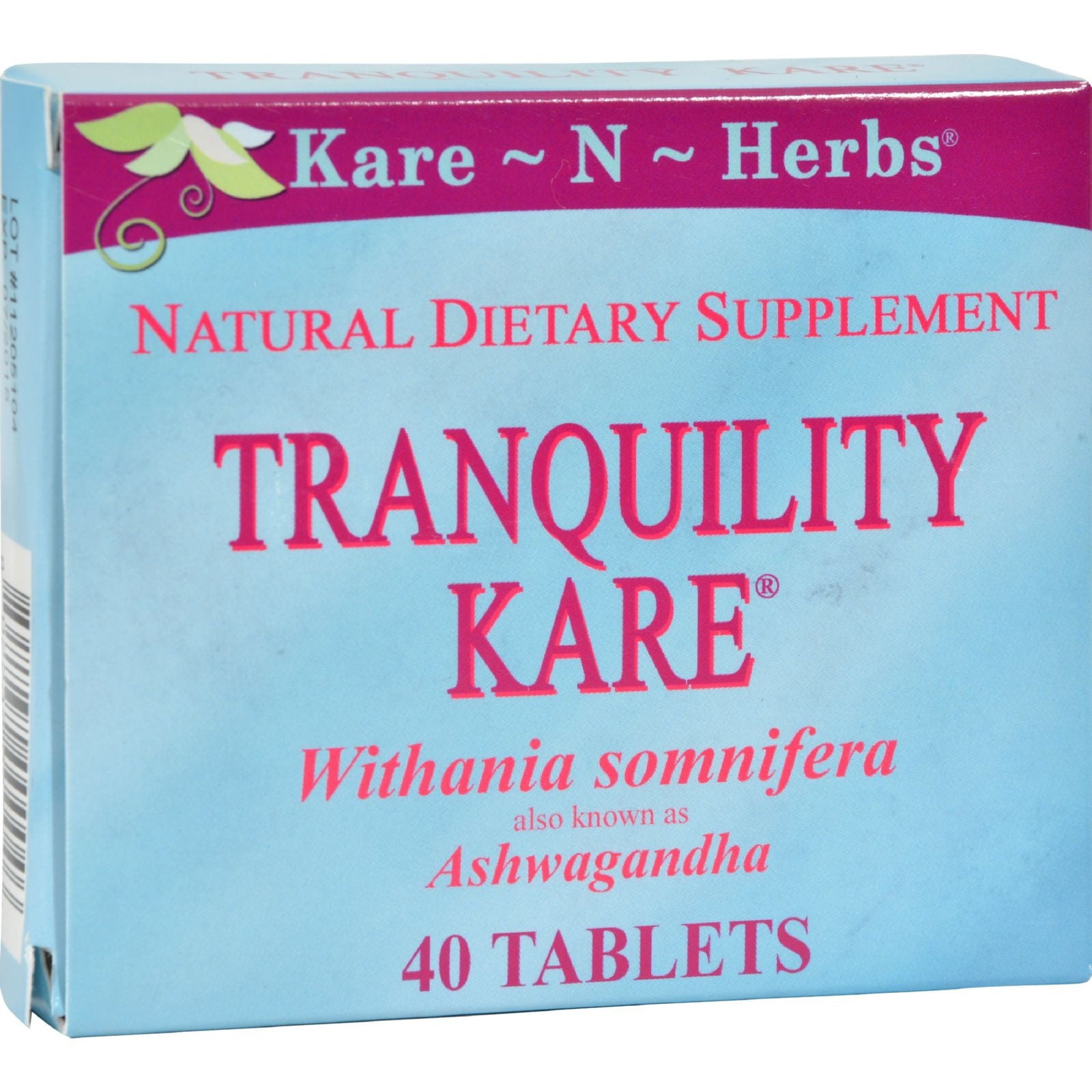 Kare-N-Herbs - Tranquility Kare Support for Mood and Stress - 40 ...
