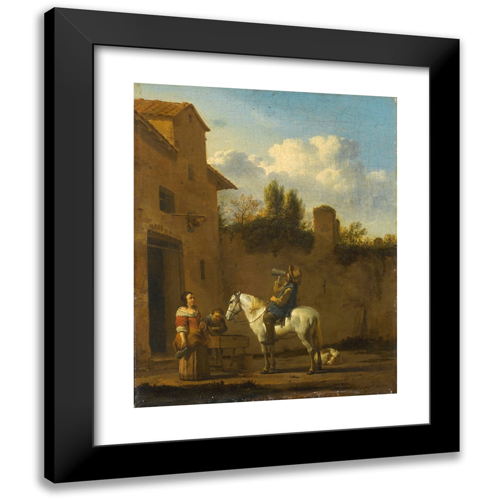 Karel Dujardin 15x18 Black Modern Framed Museum Art Print Titled ...