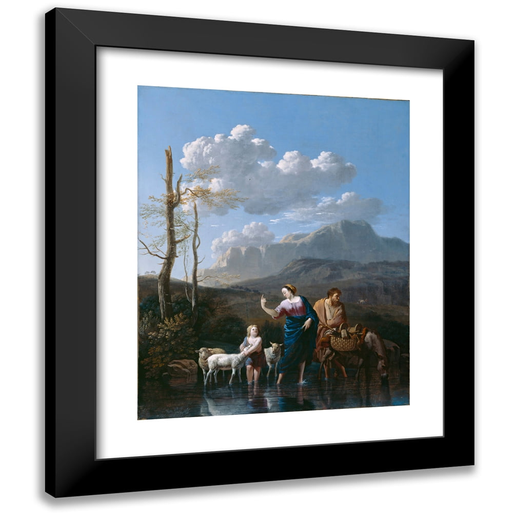 Karel Dujardin 15x18 Black Modern Framed Museum Art Print Titled ...