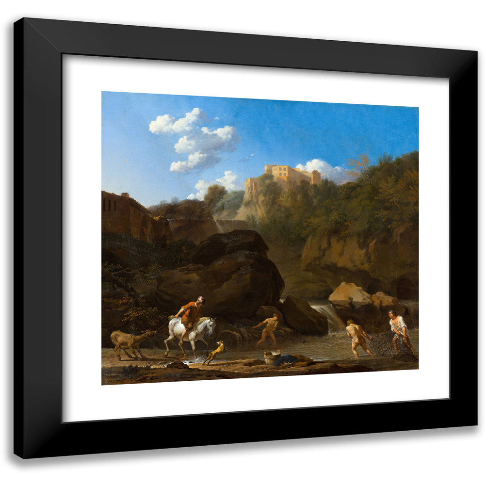 Karel Dujardin 16x15 Black Modern Framed Museum Art Print Titled - The ...